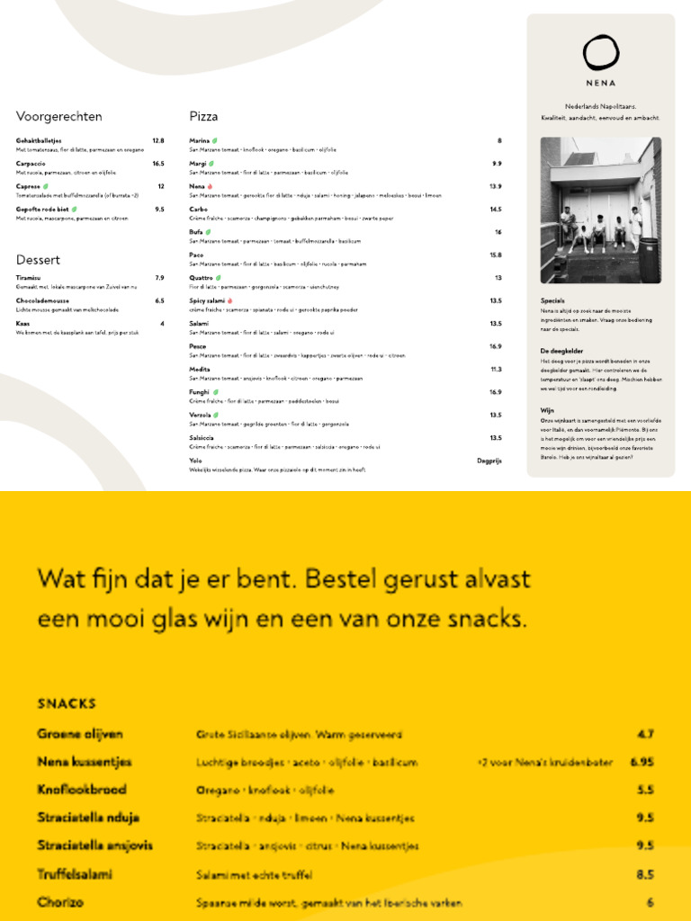 Menu Nena 2024 | PDF