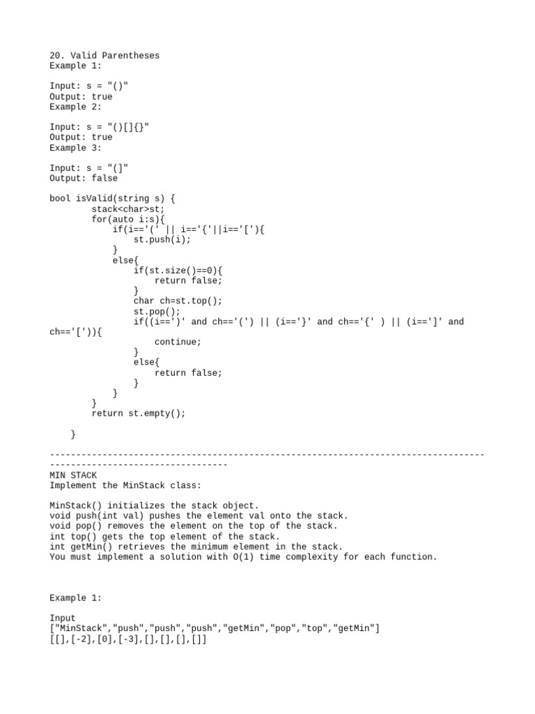 Stack and Queue Problems Overview | PDF | Software Engineering | Algorithms And Data Structures
