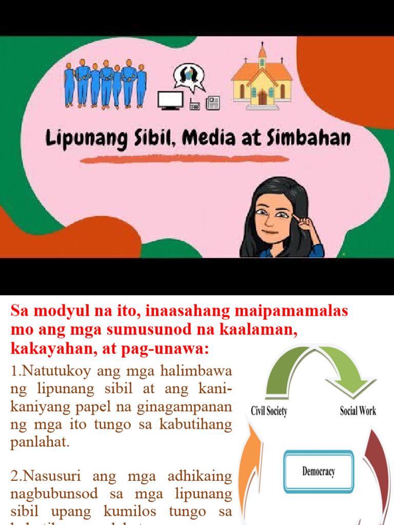 Esp 9 MODYUL 4 - LIPUNANG SIBIL | PDF