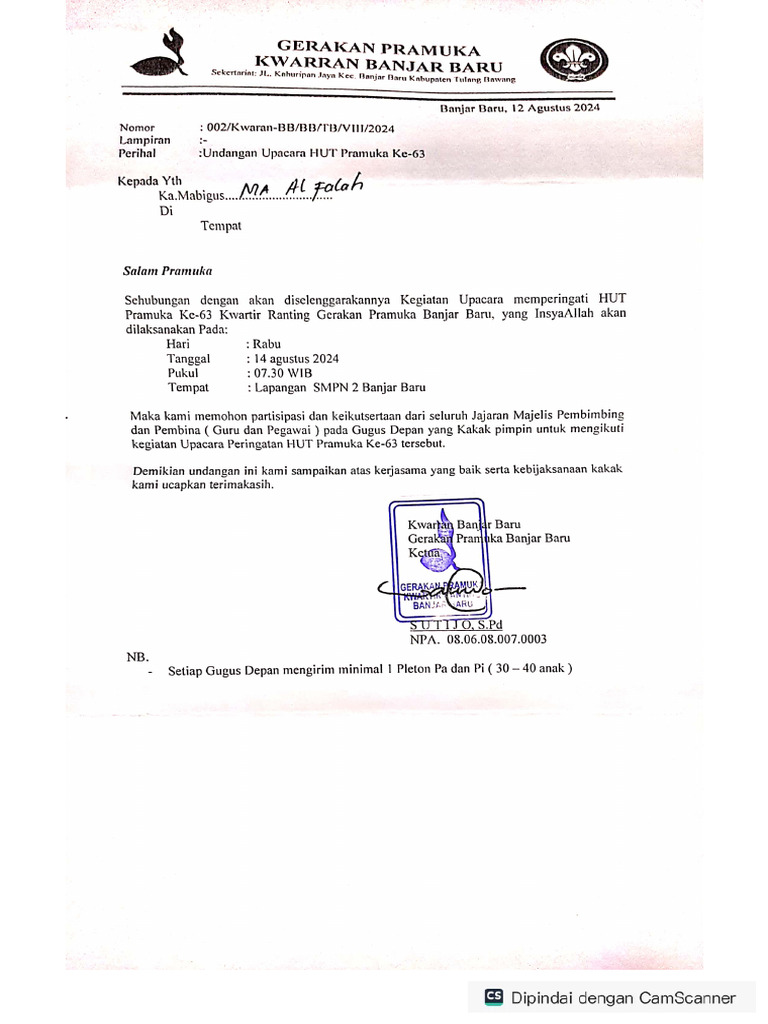 MTS Dan MA Al Falah | PDF