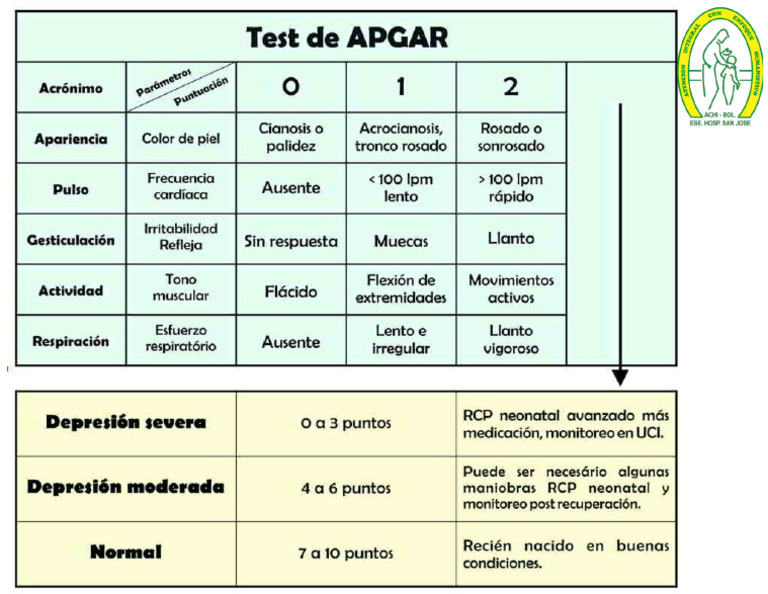 APGAR PARA IMPRIMIR | PDF