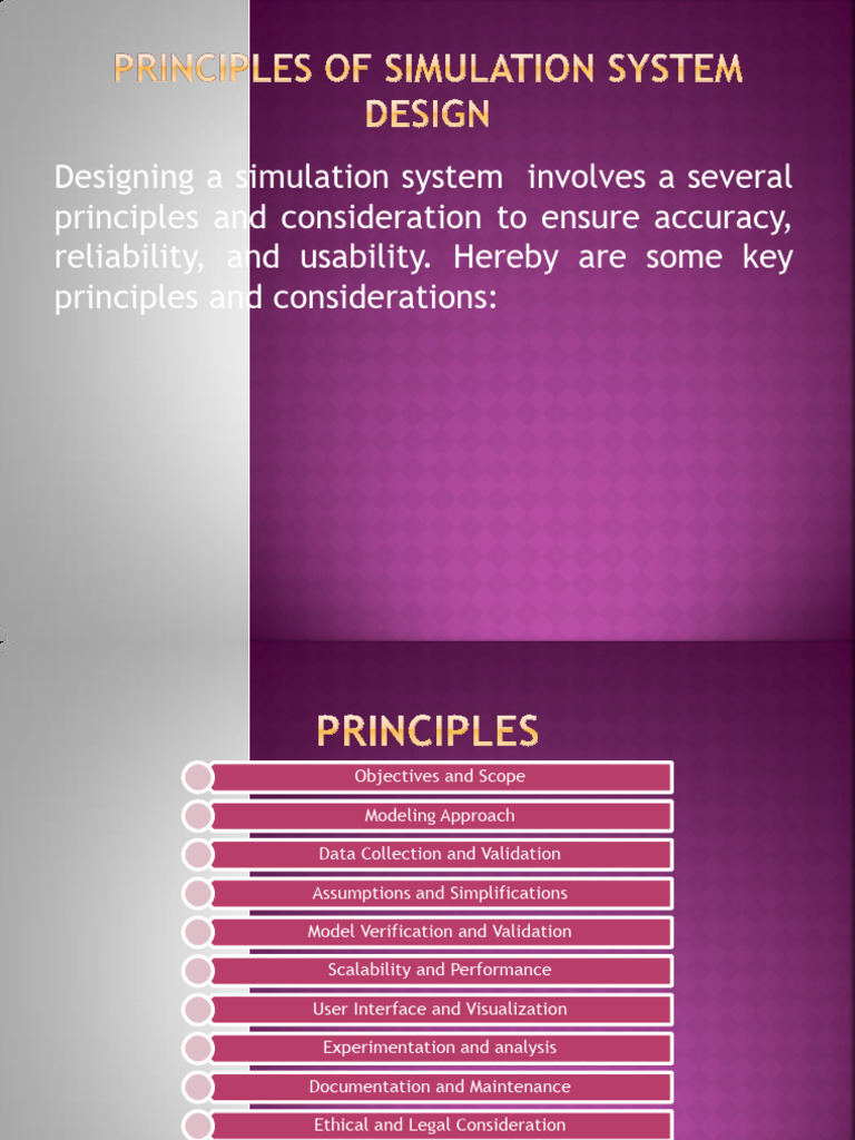 Simulation System Design | PDF | Simulation | System
