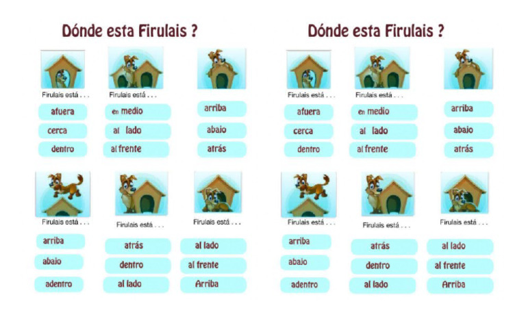 Adverbios de Lugar 3 | PDF