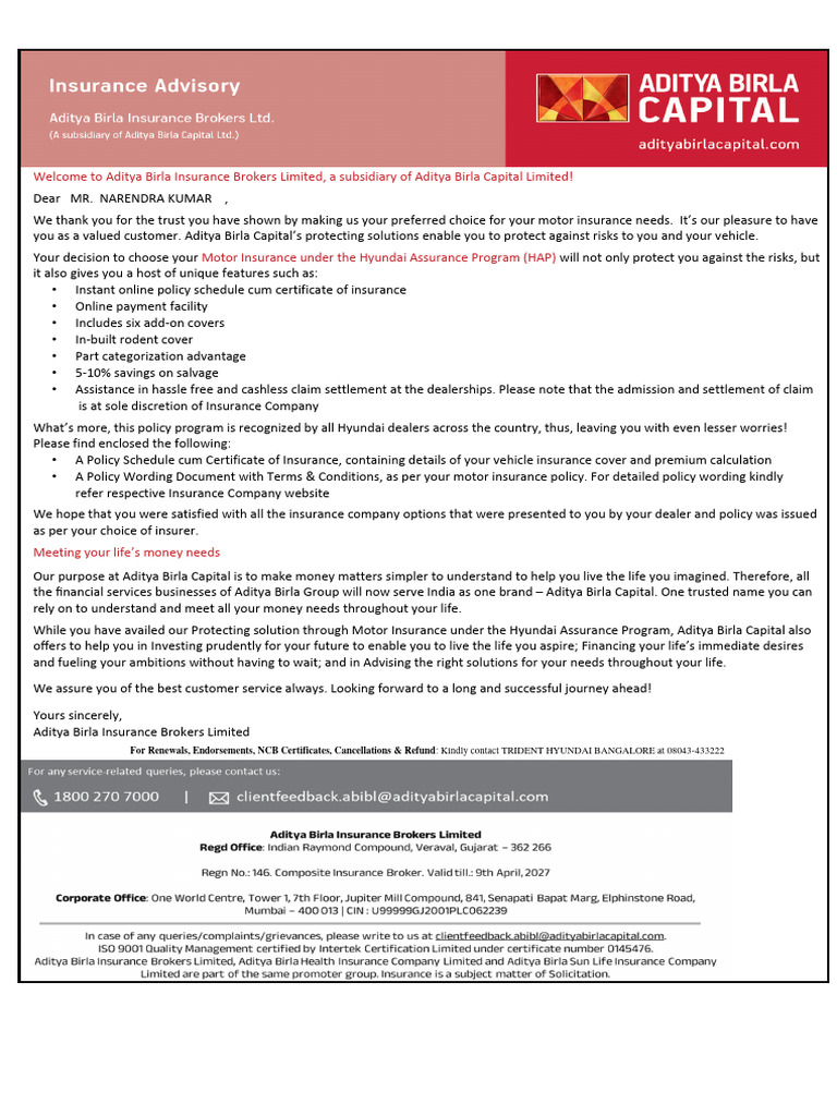 Policy Schedule | PDF | Insurance | Vehicle Insurance