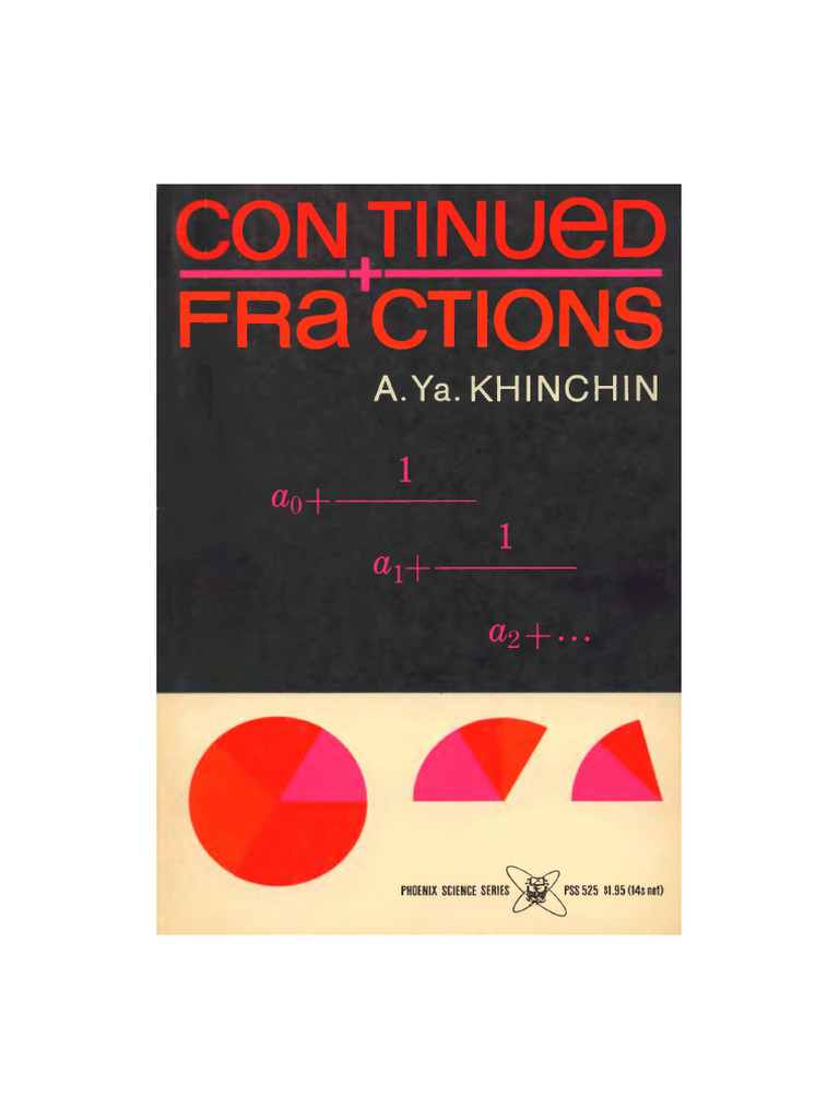 Continued Fractions by A. Ya. Khinchin | PDF