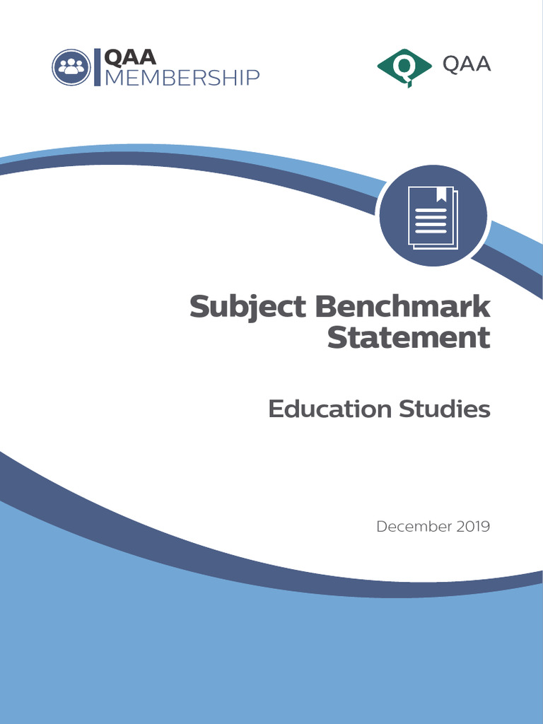 Subject Benchmark Statement Education Studies | PDF | Learning ...