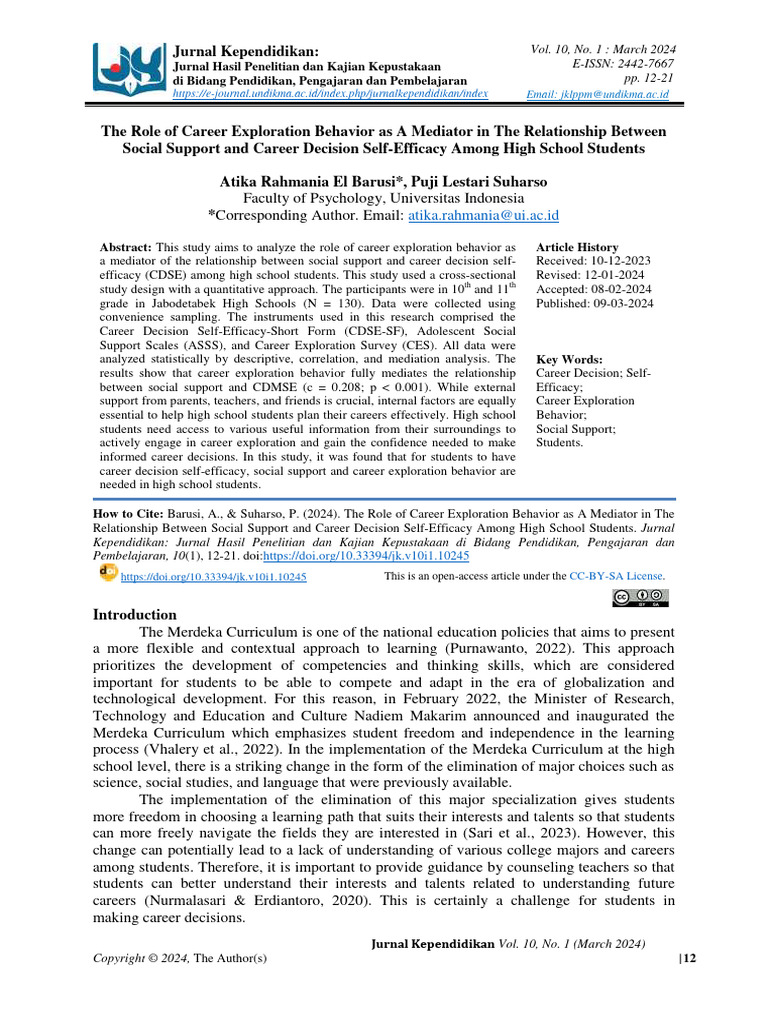 Atika - Rahmania@ui - Ac.id: Vol. 10, No. 1: March 2024 E-ISSN: 2442-7667 Pp. 12-21 | PDF ...