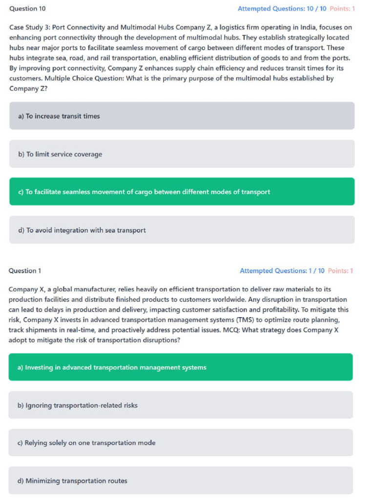 Assignment 9 (Supply Chain) | PDF