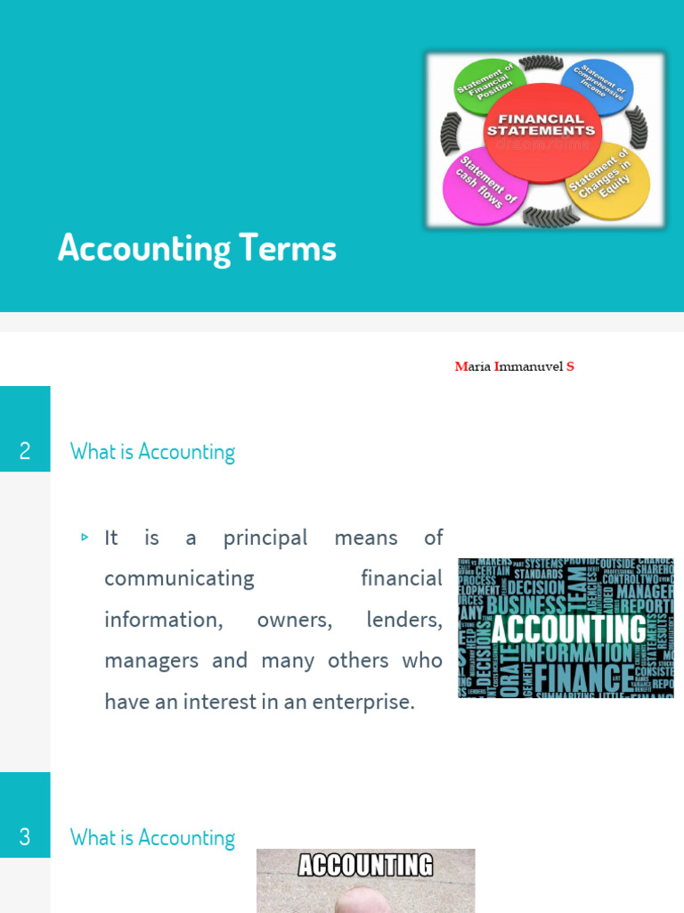Introduction - Accounting Terms | PDF | Equity (Finance) | Expense