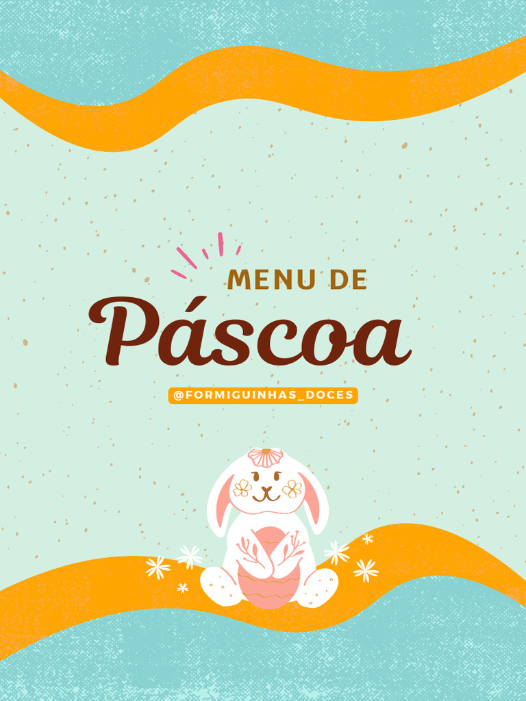 Cardápio de Páscoa 2024 | PDF | Culinária mesoamericana | Lanche
