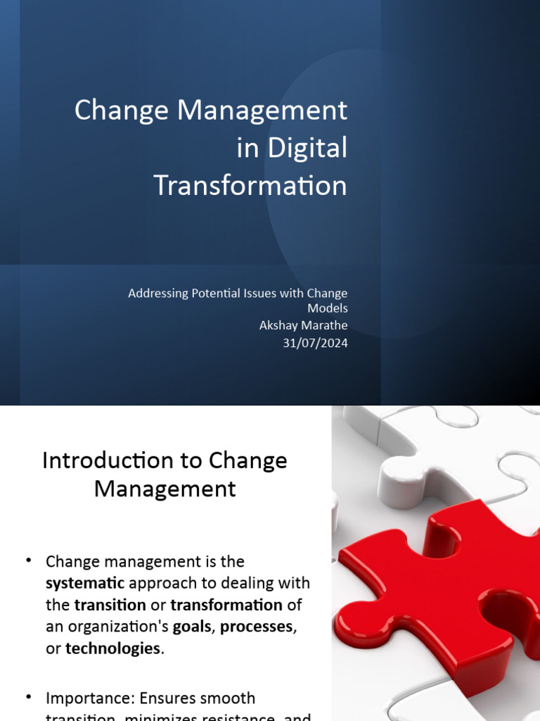 Change Management in Digital Transformation | PDF | Change Management | Economies