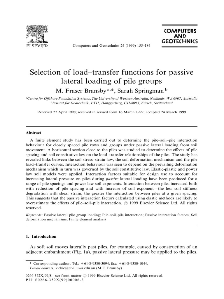 Bransby & Springman(1999)_Selection of Load-Transfer Functions for Passive Lateral Loading of ...
