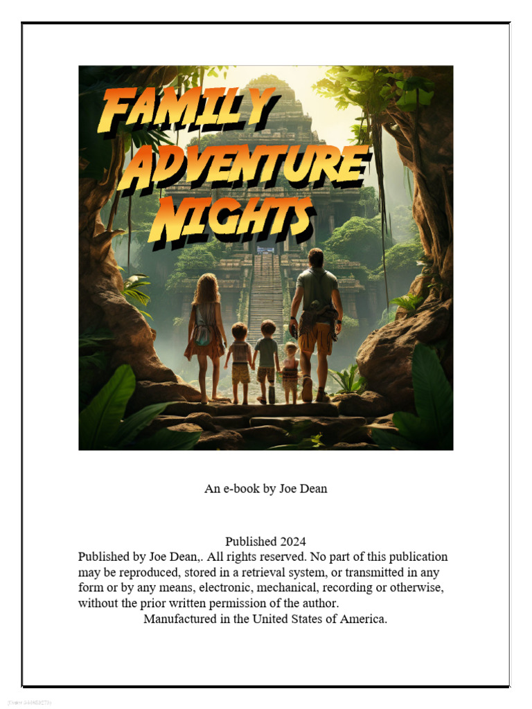 Family Adventure Nights | PDF | Experience | Tableware