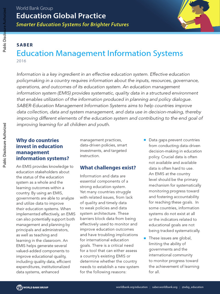 Systems Approach For Better Education Results SABER Education ...
