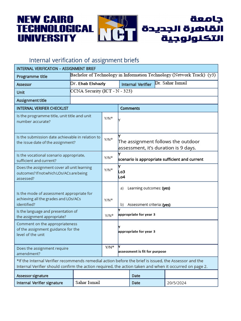 CCNA Security Assignment Verification | PDF | Career & Growth