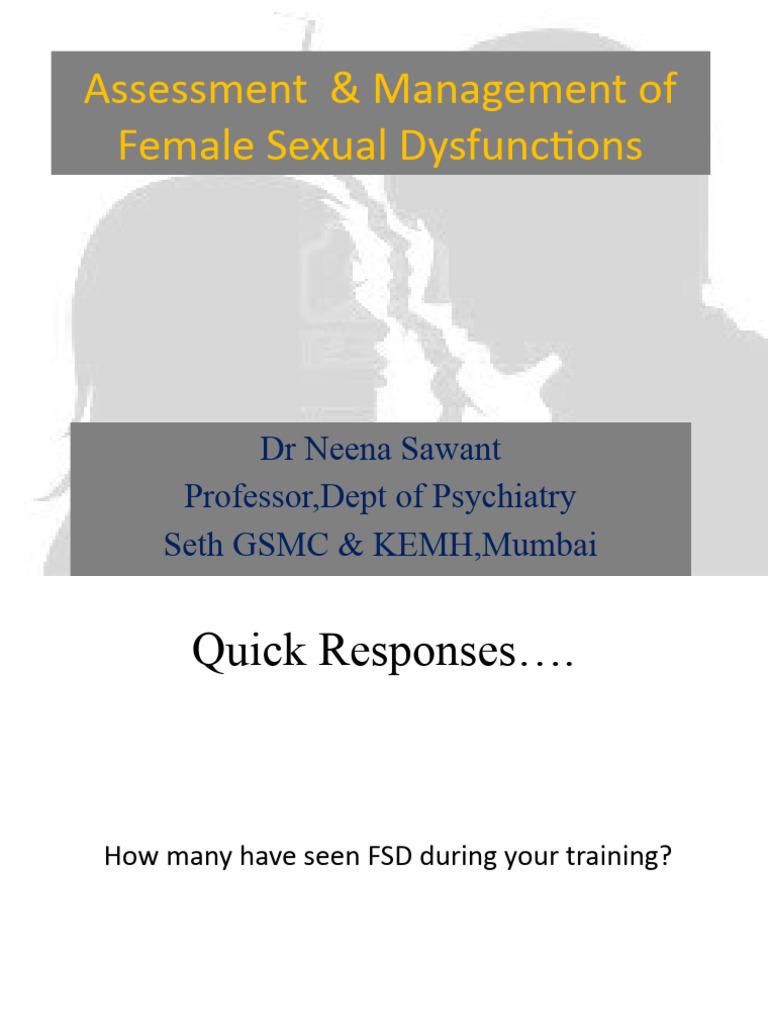2.FSD Management | PDF | Sexual Arousal | Orgasm