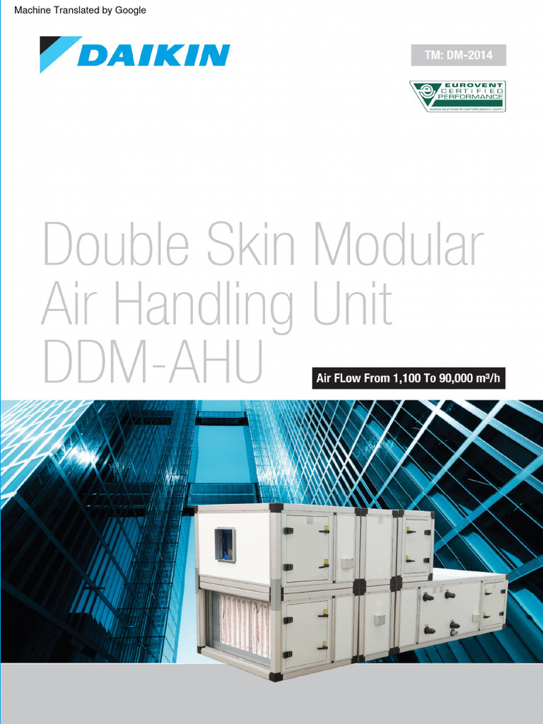 Catalogue-Air-Handling-Unit-Ddm-Ahu Español | PDF | Física Aplicada e Interdisciplinaria ...