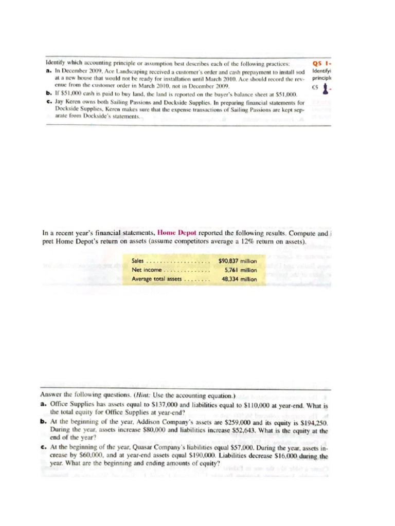 Chapter 1 - Exercises With Instruction | PDF | Equity (Finance ...
