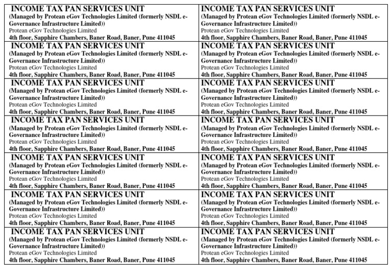 Income Tax Pan Services Unit | PDF | American Politicians | American ...