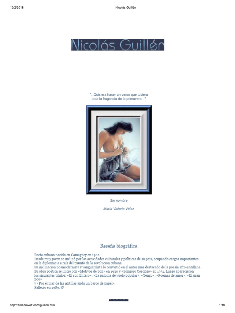Nicolás Guillén | PDF