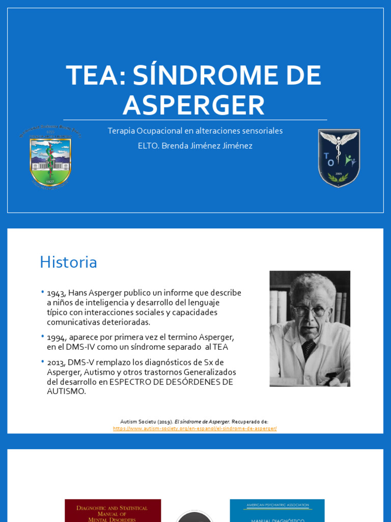 TEA | PDF | Síndrome de Asperger | Espectro autista