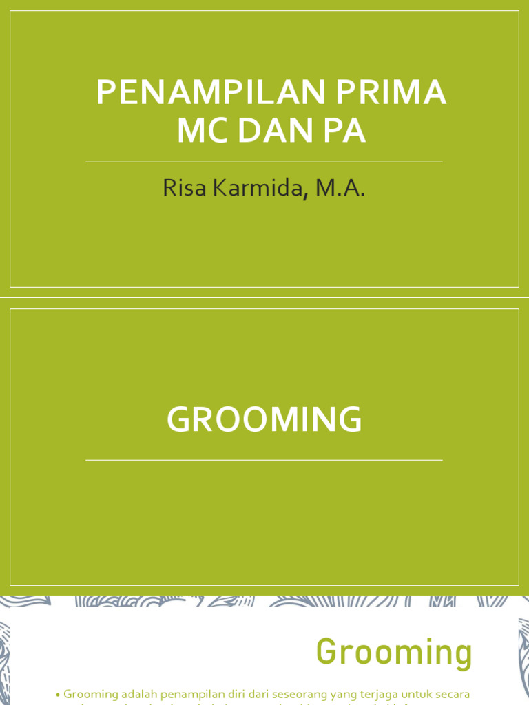 01 Penampilan Prima MC | PDF