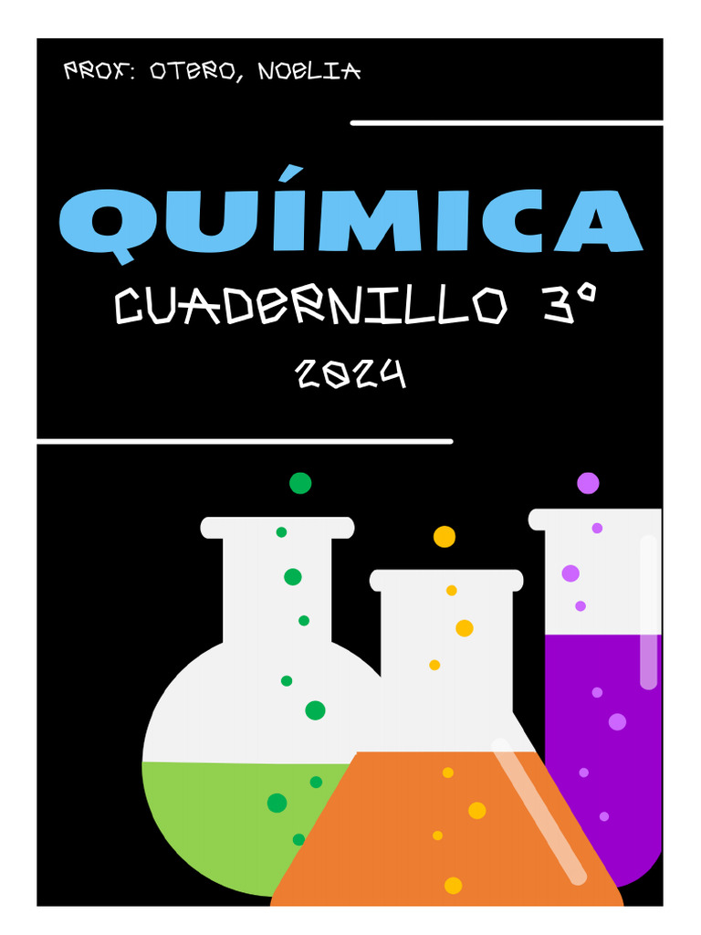 Cuadernillo Final 2024 Quimicaa | PDF | Isótopo | Tabla periódica