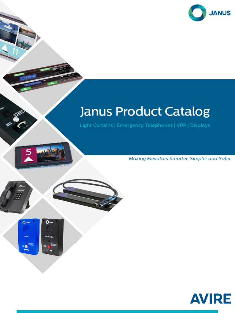 Janus Catalog 021319 | PDF | Elevator | Telephone