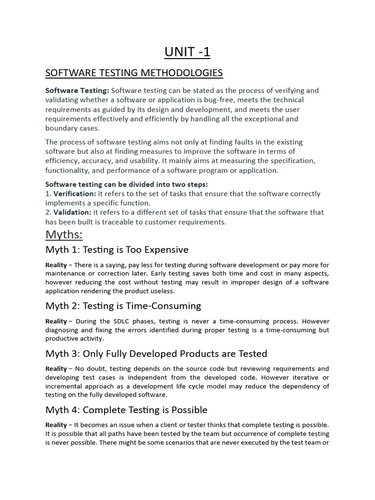 software testing | PDF | Software Testing | Formal Verification