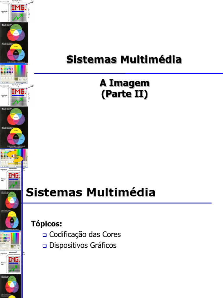 SM - Aula10 Imagem-parte2 | PDF | Cor | Pixel