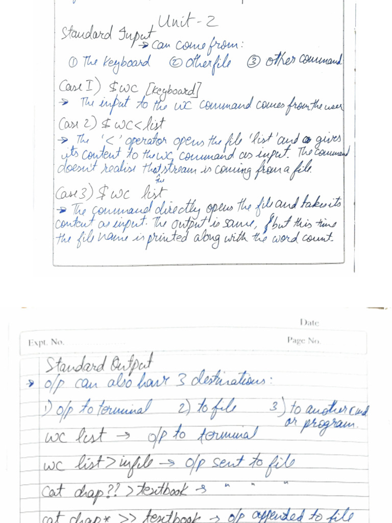 Katak Linux Notes Unit 2 | PDF