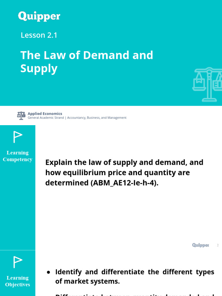 Understanding Demand and Supply Laws | PDF | Supply (Economics) | Demand