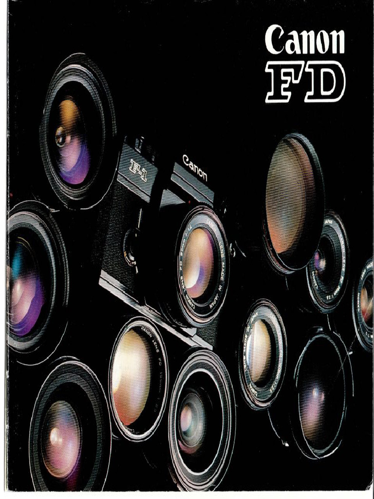 Canon FD Objektive 1979 | PDF