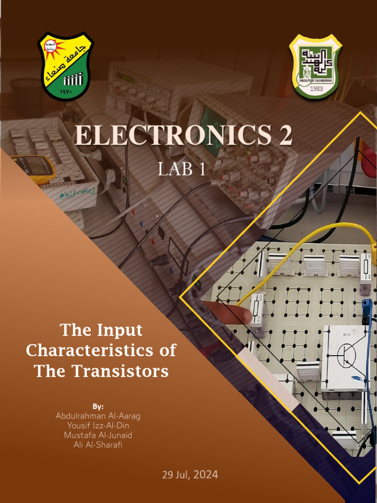 the input characteristics of the transistor | PDF | Bipolar Junction Transistor | Electrical ...