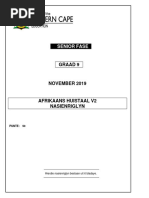 Intensive Form For Afrikaans | PDF