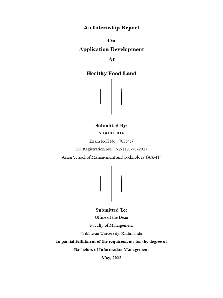Shahil REVIEW Internship Report | PDF | Use Case | Knowledge