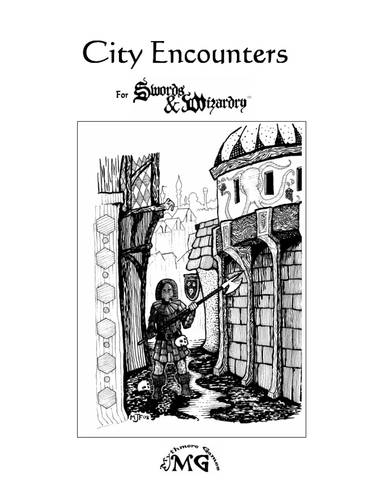 City Encounters for Swords & Wizardry | PDF