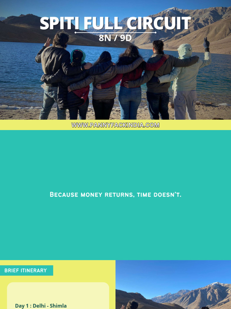 Spiti Summer Edition 2024 | PDF