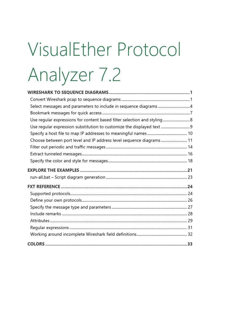 Visualether Protocol Analyzer Pdf Port Computer Networking Internet Protocols