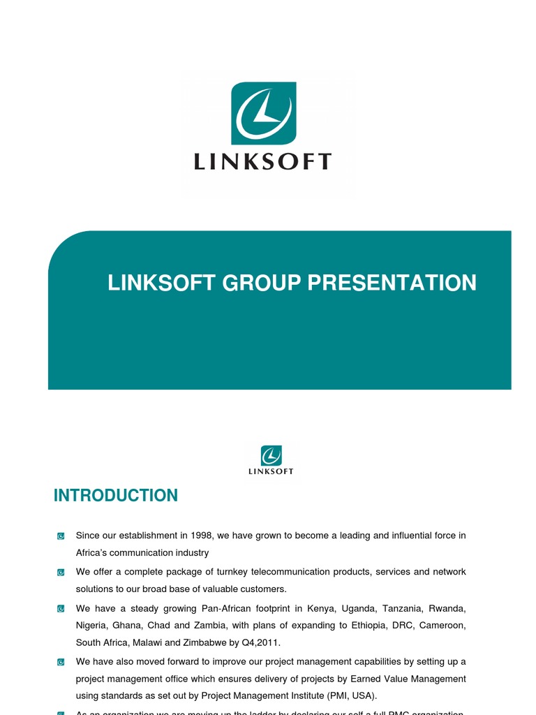 Linksoft Company Profile. | PDF | Project Management | Tanzania