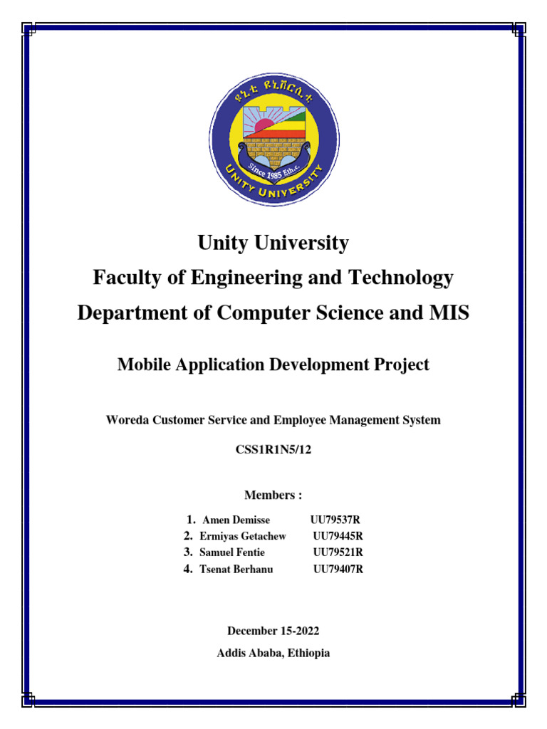 (Wcsems) (Android Mini Project) | PDF | Use Case | Databases