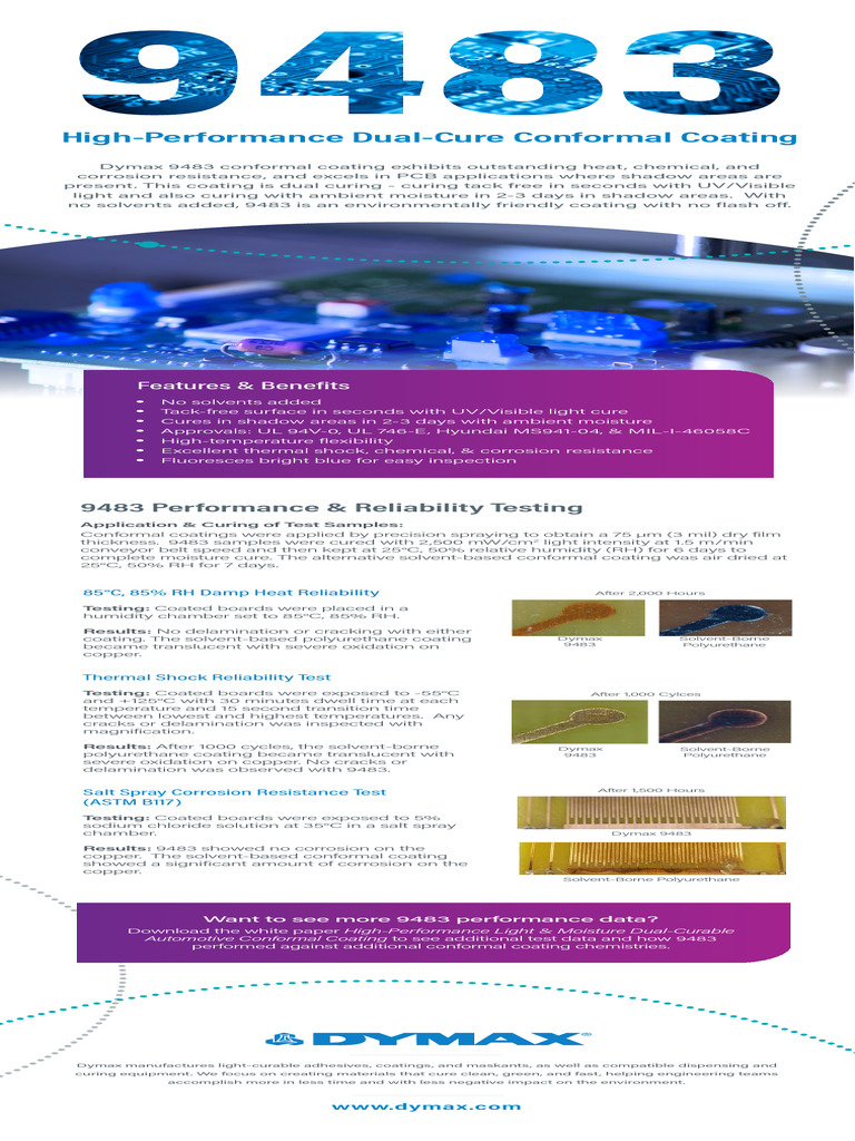 High-Performance Dual-Cure Conformal Coating: Features & Benefits | PDF | Materials | Building ...