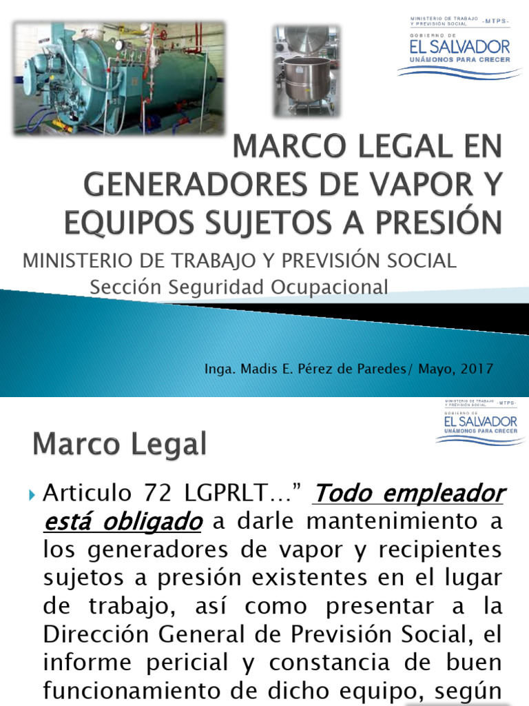 MARCO-LEGAL-CALDERAS-Y-EQP-SAP-MINSAL | PDF | Vapor | Caldera