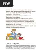 Tipos y Definición de Lectura Oral | PDF