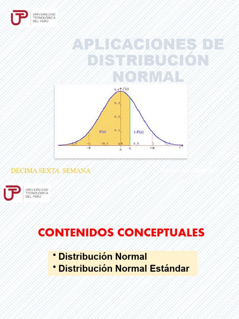 Aplicaciones de La Distribución Normal | PDF | Distribución normal ...