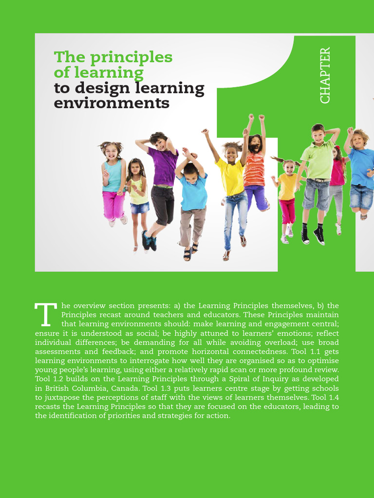 The Principles of Learning Design To Design Learning Environments | PDF ...