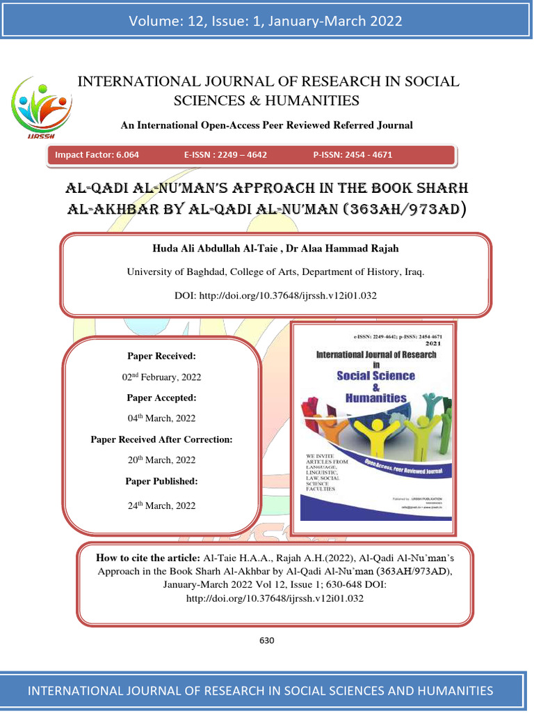 32 Huda Ali Abdul 01335 | PDF | Hadith | Isma'ilism