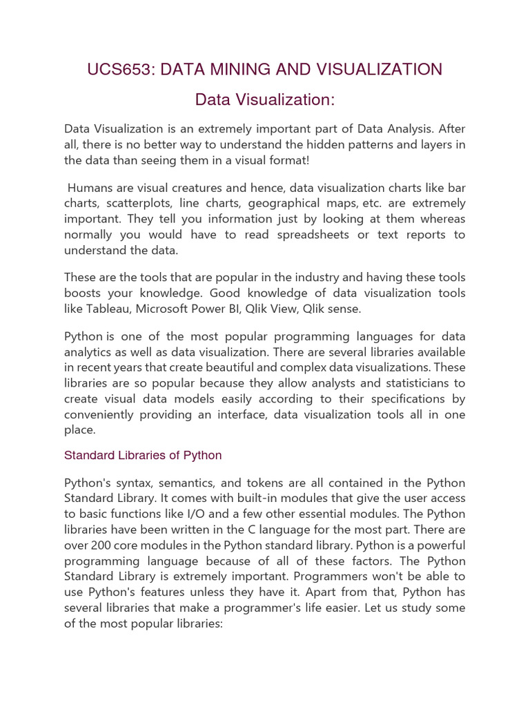 Data Visualization | PDF | Histogram | Quartile