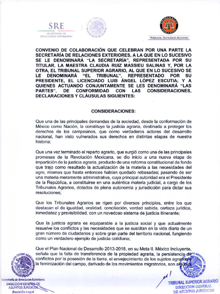 Convenio Sre | PDF | Tratado | Patentar