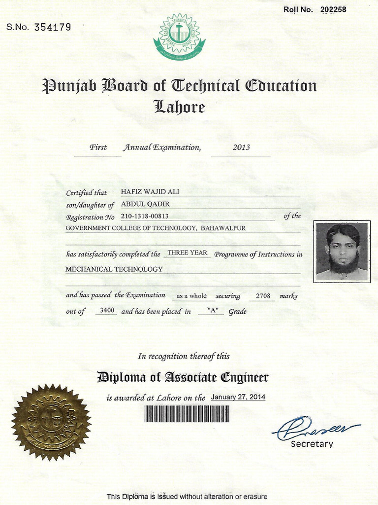 Diploma Mechanical | PDF